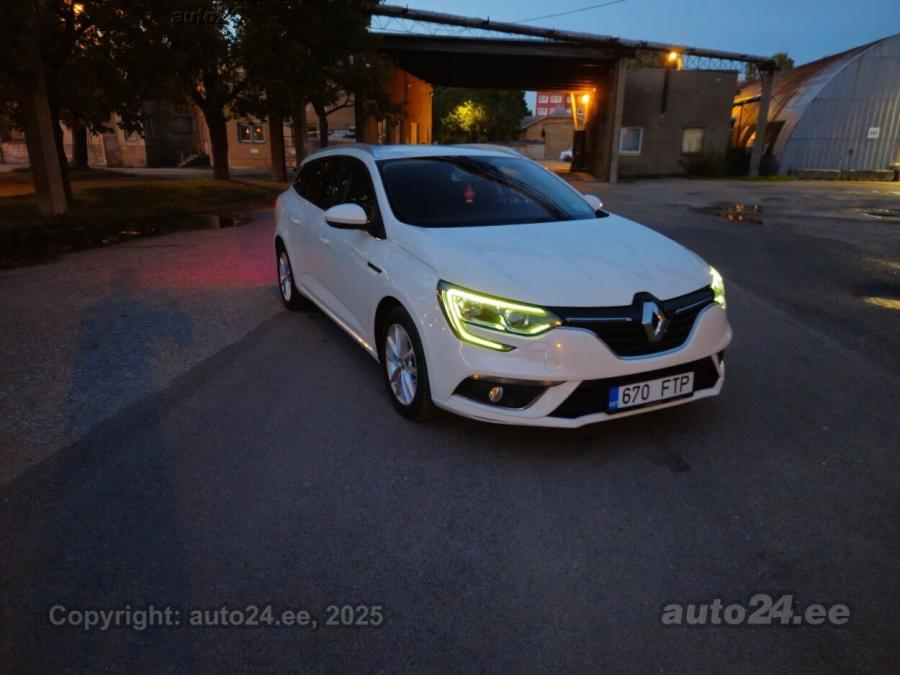 White Renault Megane 2017 in Parnu, with an engine capacity of 1.50 L and mileage of 175 thousand km for 10500 €, photo 2 on AUTOMOTO.COM.LV