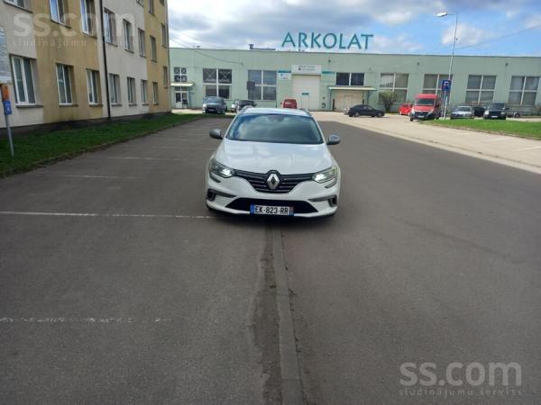White Renault Megane 2017 in Riga, with an engine capacity of 1.60 L and mileage of 0 thousand km for 8600 €, photo 6 on AUTOMOTO.COM.LV