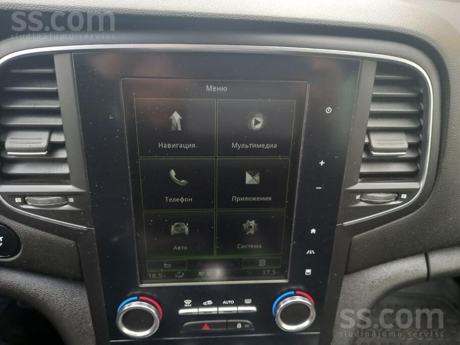 White Renault Megane 2017 in Riga, with an engine capacity of 1.60 L and mileage of 0 thousand km for 8600 €, photo 17 on AUTOMOTO.COM.LV