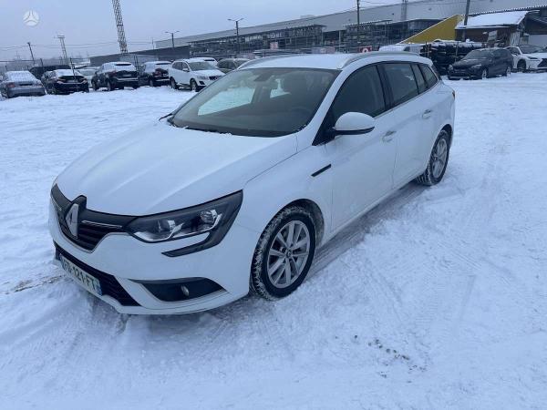 White Renault Megane 2019 in Kaunas, with an engine capacity of 1.46 L and mileage of 215 thousand km for 5900 €, photo 1 on AUTOMOTO.COM.LV