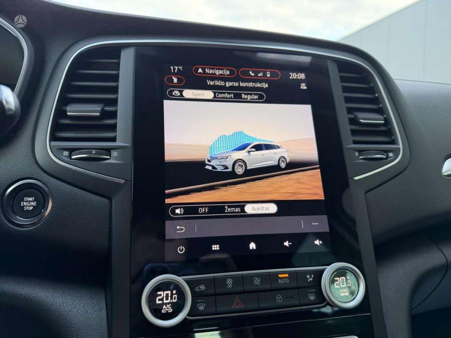 Balts Renault Megane 2021 Kauņa, ar dzinēja tilpumu 1.46 L un nobraukumu 166 tūkst. km par 11700 €, foto 27 vietnē AUTOMOTO.COM.LV