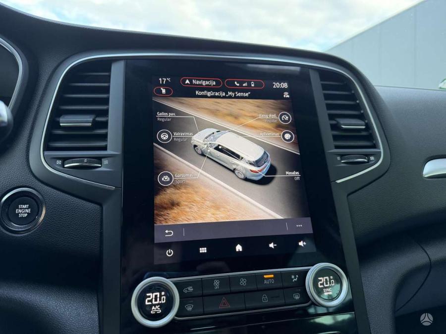 Balts Renault Megane 2021 Kauņa, ar dzinēja tilpumu 1.46 L un nobraukumu 166 tūkst. km par 11700 €, foto 28 vietnē AUTOMOTO.COM.LV