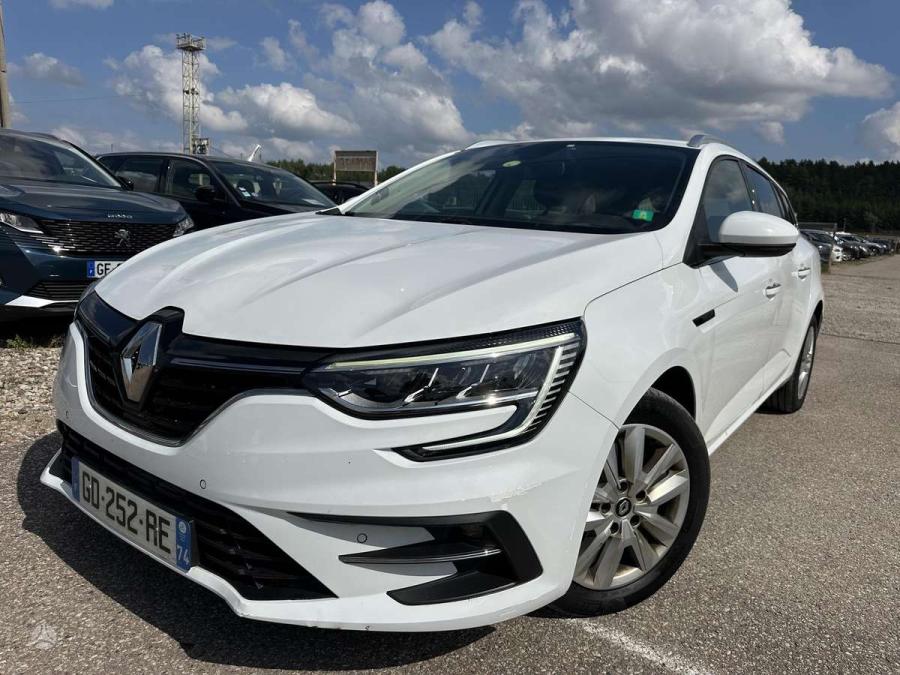 Balts Renault Megane 2021 Viļņa, ar dzinēja tilpumu 1.46 L un nobraukumu 156 tūkst. km par 10405 €, foto 1 vietnē AUTOMOTO.COM.LV