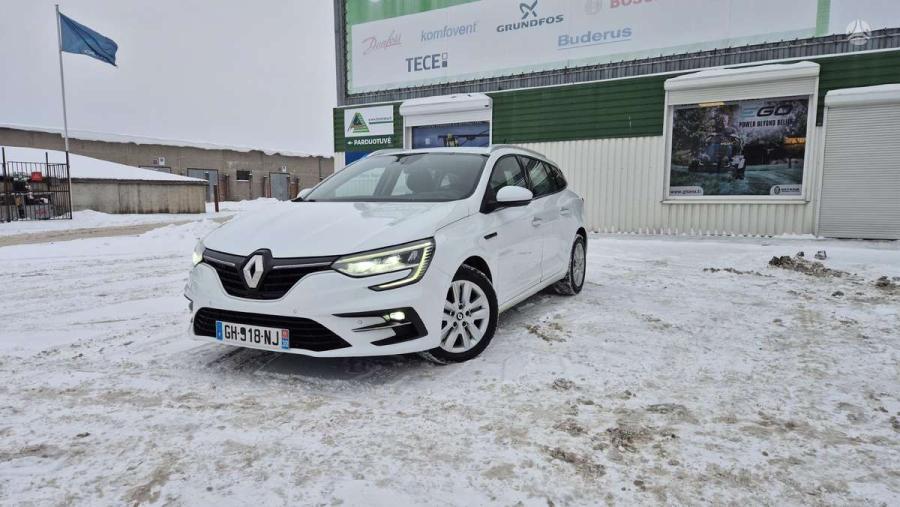 White Renault Megane 2022 in Taurage, with an engine capacity of 1.46 L and mileage of 252 thousand km for 7990 €, photo 1 on AUTOMOTO.COM.LV