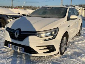 White Renault Megane 2022 in Vilnius, with an engine capacity of 1.46 L and mileage of 146 thousand km for 11132 €, photo  on AUTOMOTO.COM.LV