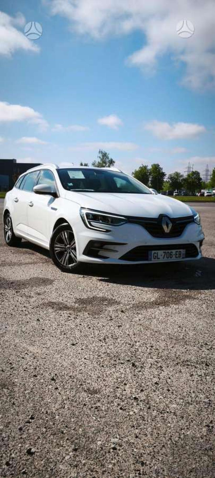 Balts Renault Megane 2022 Kauņa, ar dzinēja tilpumu 1.46 L un nobraukumu 152 tūkst. km par 11495 €, foto 3 vietnē AUTOMOTO.COM.LV