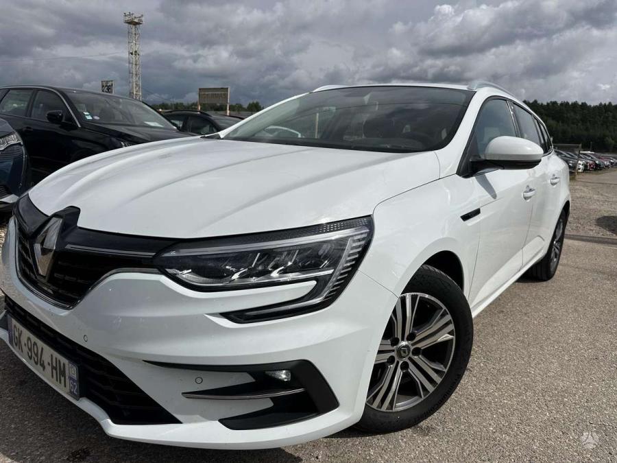 Balts Renault Megane 2022 Viļņa, ar dzinēja tilpumu 1.46 L un nobraukumu 189 tūkst. km par 10284 €, foto 1 vietnē AUTOMOTO.COM.LV