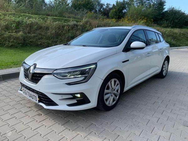 White Renault Megane 2022 in Vilnius, with an engine capacity of 1.46 L and mileage of 214 thousand km for 10527 €, photo 1 on AUTOMOTO.COM.LV