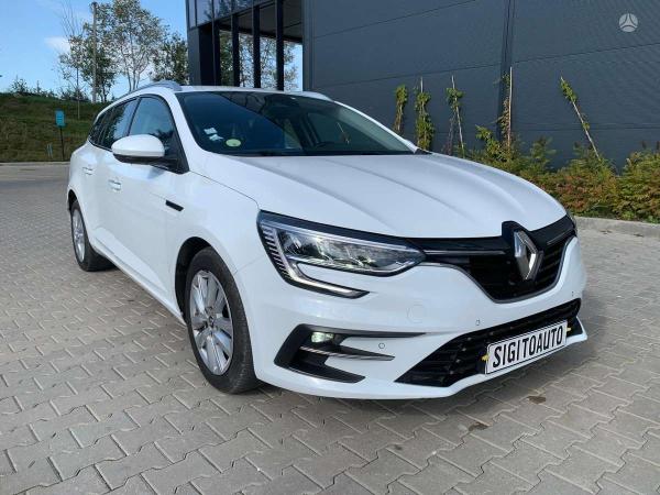 White Renault Megane 2022 in Vilnius, with an engine capacity of 1.46 L and mileage of 214 thousand km for 10527 €, photo 8 on AUTOMOTO.COM.LV