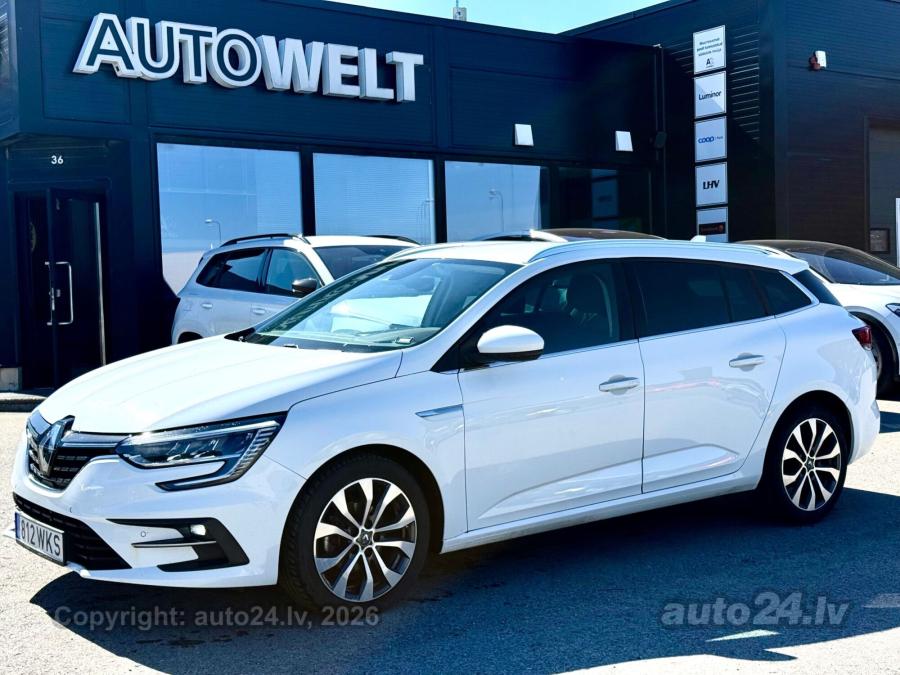 White Renault Megane 2023 in Tallinn, with an engine capacity of 1.30 L and mileage of 45 thousand km for 15490 €, photo 1 on AUTOMOTO.COM.LV