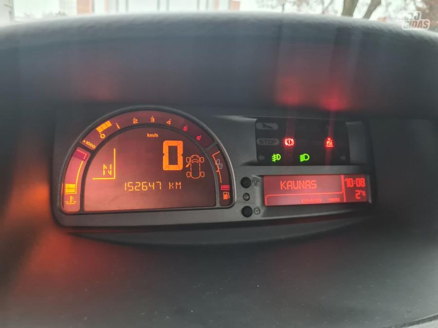 Black Renault Modus 2011 in Kaunas, with an engine capacity of 1.50 L and mileage of 150 thousand km for 1000 €, photo 20 on AUTOMOTO.COM.LV