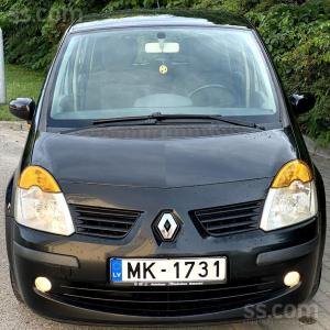Black Renault Modus 2006 in Jelgava, with an engine capacity of 1.40 L and mileage of 214 thousand km for 1650 €, photo 3 on AUTOMOTO.COM.LV