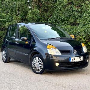 Black Renault Modus 2006 in Jelgava, with an engine capacity of 1.40 L and mileage of 214 thousand km for 1650 €, photo 4 on AUTOMOTO.COM.LV