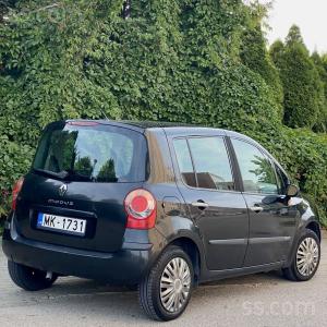 Black Renault Modus 2006 in Jelgava, with an engine capacity of 1.40 L and mileage of 214 thousand km for 1650 €, photo 5 on AUTOMOTO.COM.LV