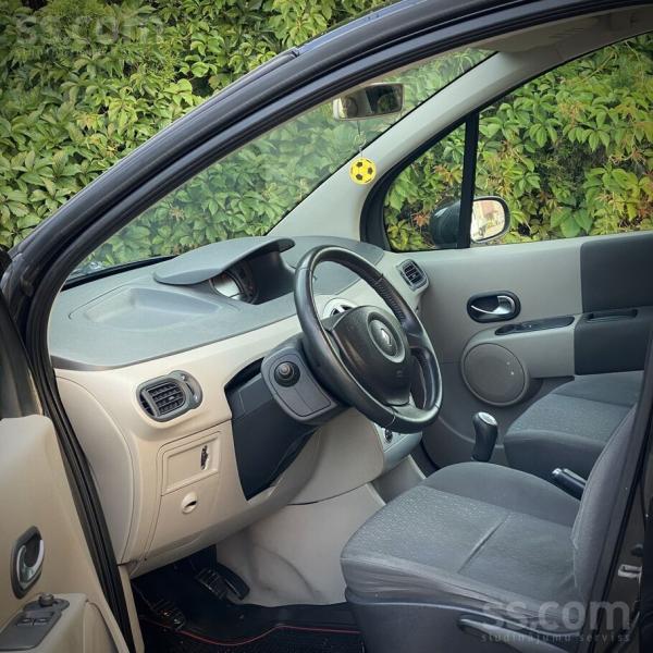 Black Renault Modus 2006 in Jelgava, with an engine capacity of 1.40 L and mileage of 214 thousand km for 1650 €, photo 10 on AUTOMOTO.COM.LV