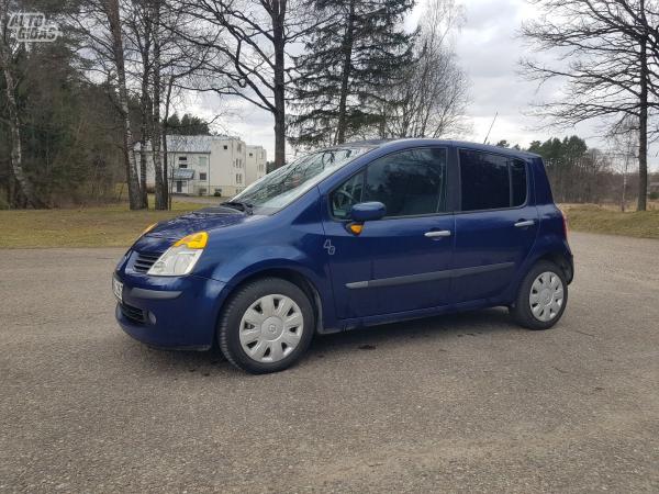 Blue Renault Modus 2005 in Vilnius, with an engine capacity of 1.60 L and mileage of 194 thousand km for 1580 €, photo 2 on AUTOMOTO.COM.LV