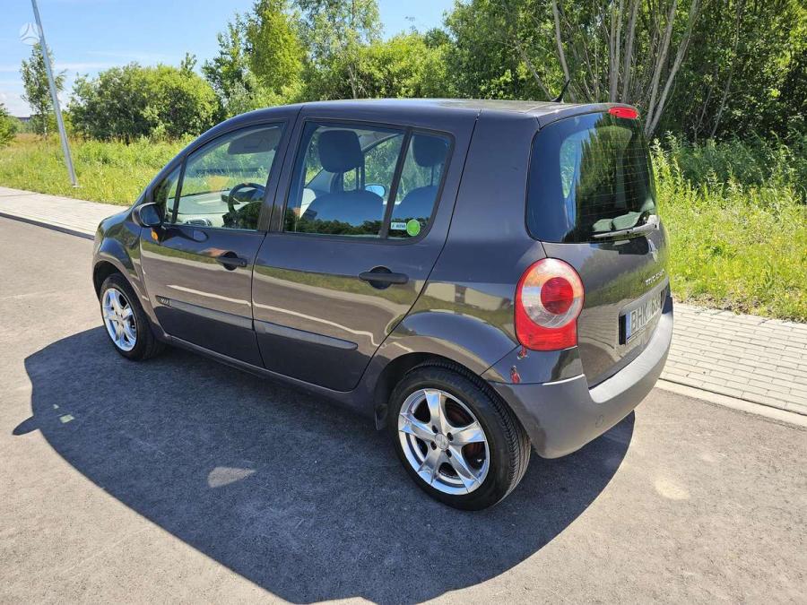 Brown Renault Modus 2006 in Klaipeda, with an engine capacity of 1.15 L and mileage of 69 thousand km for 1999 €, photo 5 on AUTOMOTO.COM.LV