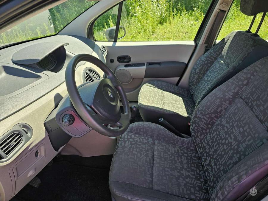 Brown Renault Modus 2006 in Klaipeda, with an engine capacity of 1.15 L and mileage of 69 thousand km for 1999 €, photo 11 on AUTOMOTO.COM.LV