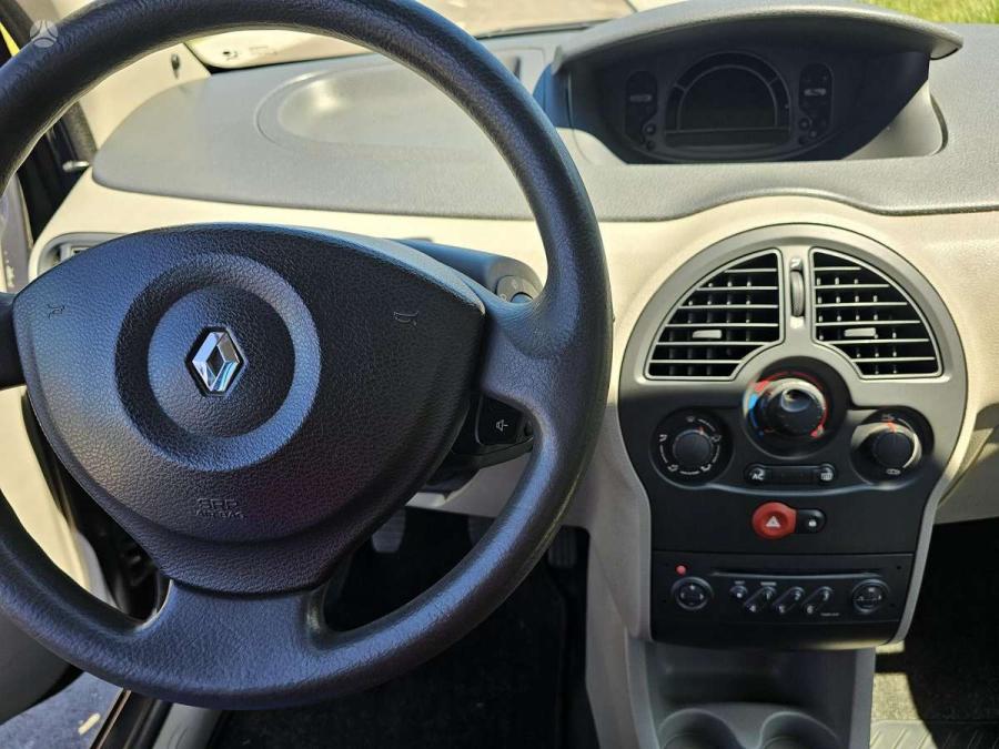 Brown Renault Modus 2006 in Klaipeda, with an engine capacity of 1.15 L and mileage of 69 thousand km for 1999 €, photo 13 on AUTOMOTO.COM.LV