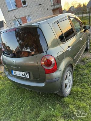 Grey Renault Modus 2005 in Utena, with an engine capacity of 1.40 L and mileage of 188 thousand km for 670 €, photo 5 on AUTOMOTO.COM.LV