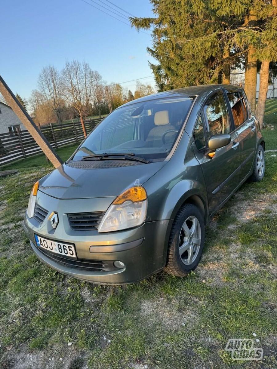 Grey Renault Modus 2005 in Utena, with an engine capacity of 1.40 L and mileage of 188 thousand km for 670 €, photo 7 on AUTOMOTO.COM.LV