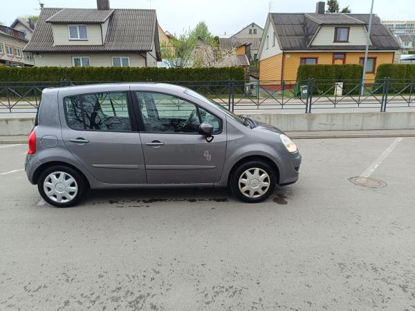 Pelēks Renault Modus 2008 Telšiai, ar dzinēja tilpumu 1.20 L un nobraukumu 225 tūkst. km par 1899 €, foto 8 vietnē AUTOMOTO.COM.LV