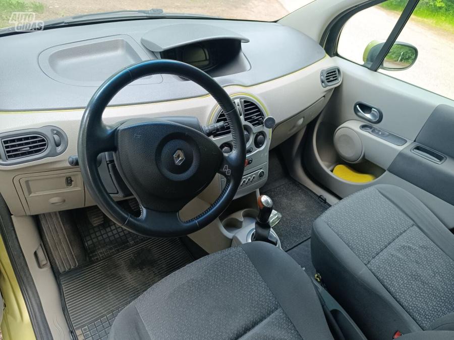 Renault Modus 2004 in Vilnius, with an engine capacity of 1.60 L and mileage of 216 thousand km for 899 €, photo 12 on AUTOMOTO.COM.LV