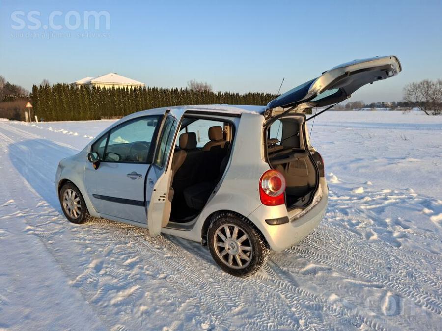 Renault Modus 2005 Rīga, ar dzinēja tilpumu 1.30 L un nobraukumu 138 tūkst. km par 1690 €, foto 6 vietnē AUTOMOTO.COM.LV