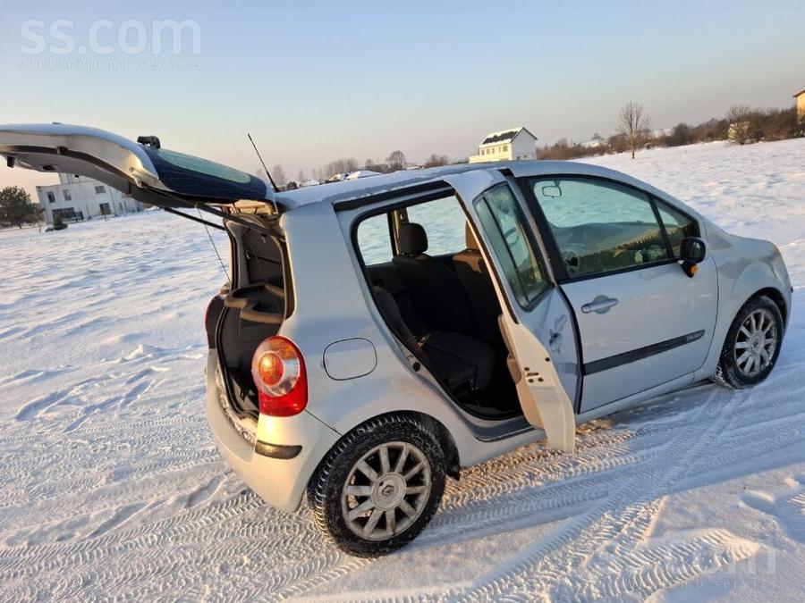 Renault Modus 2005 Rīga, ar dzinēja tilpumu 1.30 L un nobraukumu 138 tūkst. km par 1690 €, foto 9 vietnē AUTOMOTO.COM.LV