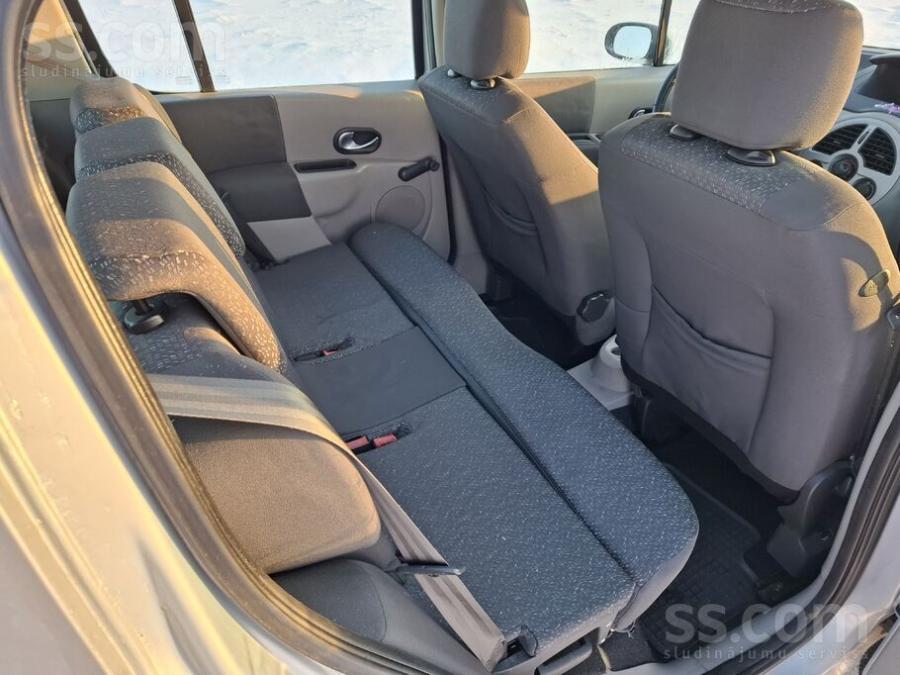 Renault Modus 2005 Rīga, ar dzinēja tilpumu 1.30 L un nobraukumu 138 tūkst. km par 1690 €, foto 13 vietnē AUTOMOTO.COM.LV