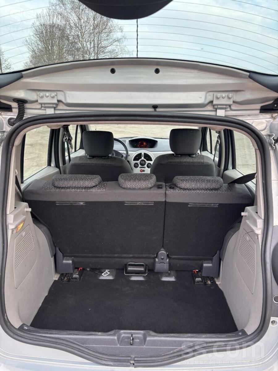 Renault Modus 2005 in Jurmala, with an engine capacity of 1.60 L and mileage of 180 thousand km for 1999 €, photo 7 on AUTOMOTO.COM.LV