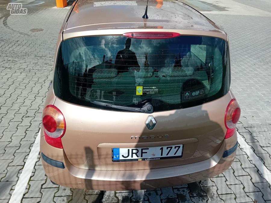 Renault Modus 2005 Radviliškis, ar dzinēja tilpumu 1.50 L un nobraukumu 180 tūkst. km par 1300 €, foto 6 vietnē AUTOMOTO.COM.LV