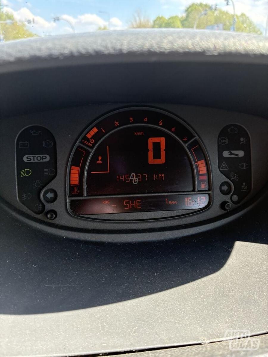 Renault Modus 2011 in Siauliai, with an engine capacity of 1.20 L and mileage of 144 thousand km for 2050 €, photo 10 on AUTOMOTO.COM.LV