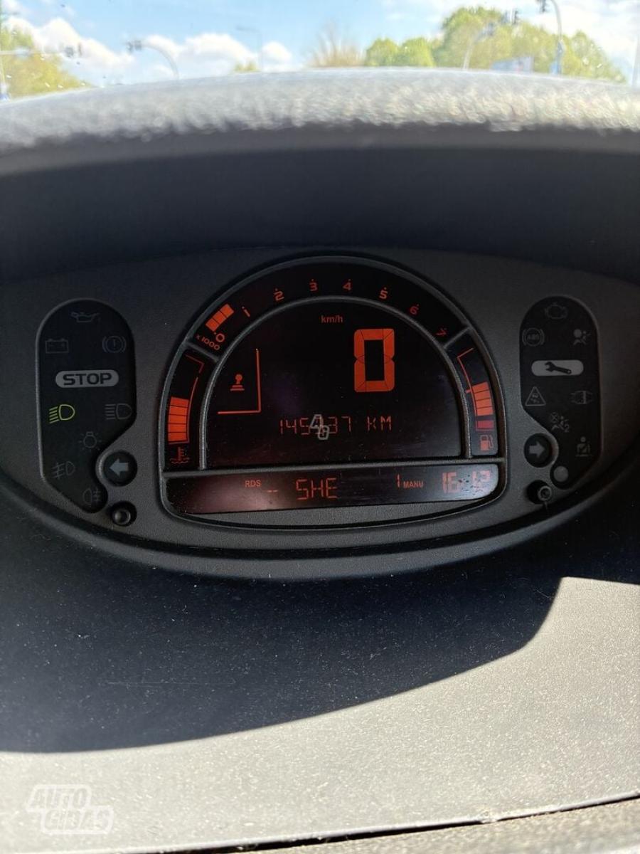 Renault Modus 2011 in Siauliai, with an engine capacity of 1.20 L and mileage of 144 thousand km for 2050 €, photo 19 on AUTOMOTO.COM.LV