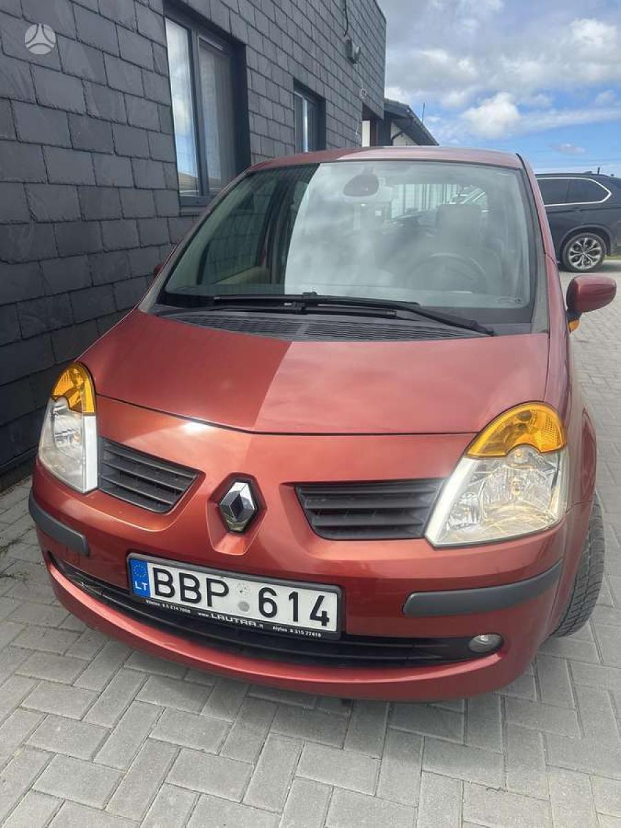 Sarkans Renault Modus 2005 Klaipėda, ar dzinēja tilpumu 1.60 L un nobraukumu 54 tūkst. km par 1700 €, foto 1 vietnē AUTOMOTO.COM.LV