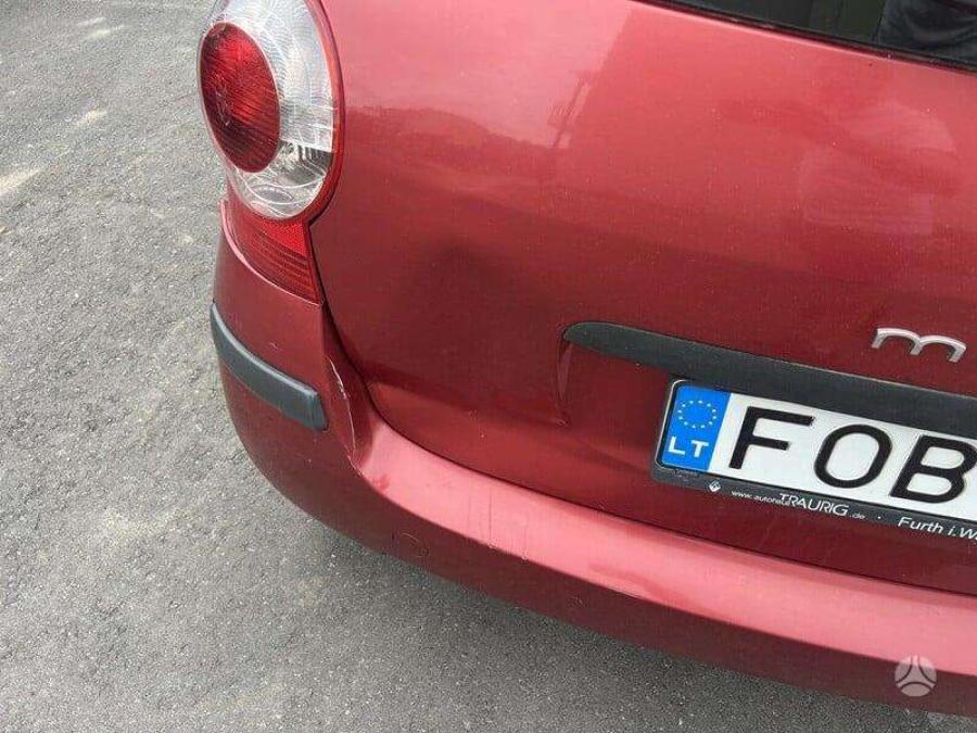 Red Renault Modus 2007 in Kaunas, with an engine capacity of 1.46 L and mileage of 130 thousand km for 550 €, photo 6 on AUTOMOTO.COM.LV