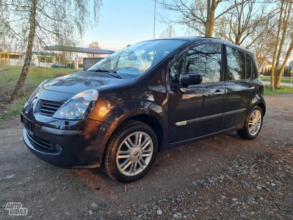 Violet Renault Modus 2007 in Vilnius, with an engine capacity of 1.60 L and mileage of 261 thousand km for 2350 €, photo 1 on AUTOMOTO.COM.LV