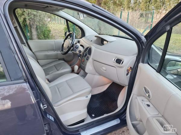 Violet Renault Modus 2007 in Vilnius, with an engine capacity of 1.60 L and mileage of 261 thousand km for 2350 €, photo 9 on AUTOMOTO.COM.LV