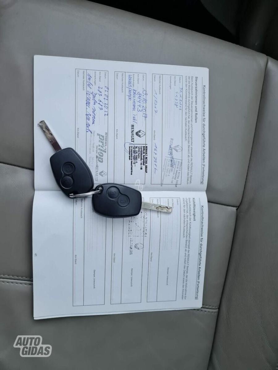Violet Renault Modus 2007 in Vilnius, with an engine capacity of 1.60 L and mileage of 261 thousand km for 2350 €, photo 14 on AUTOMOTO.COM.LV