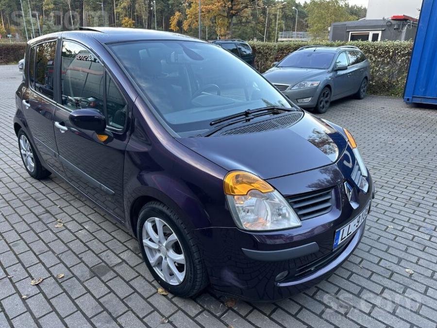 Violet Renault Modus 2005 in Riga, with an engine capacity of 1.50 L and mileage of 219 thousand km for 3750 €, photo 3 on AUTOMOTO.COM.LV