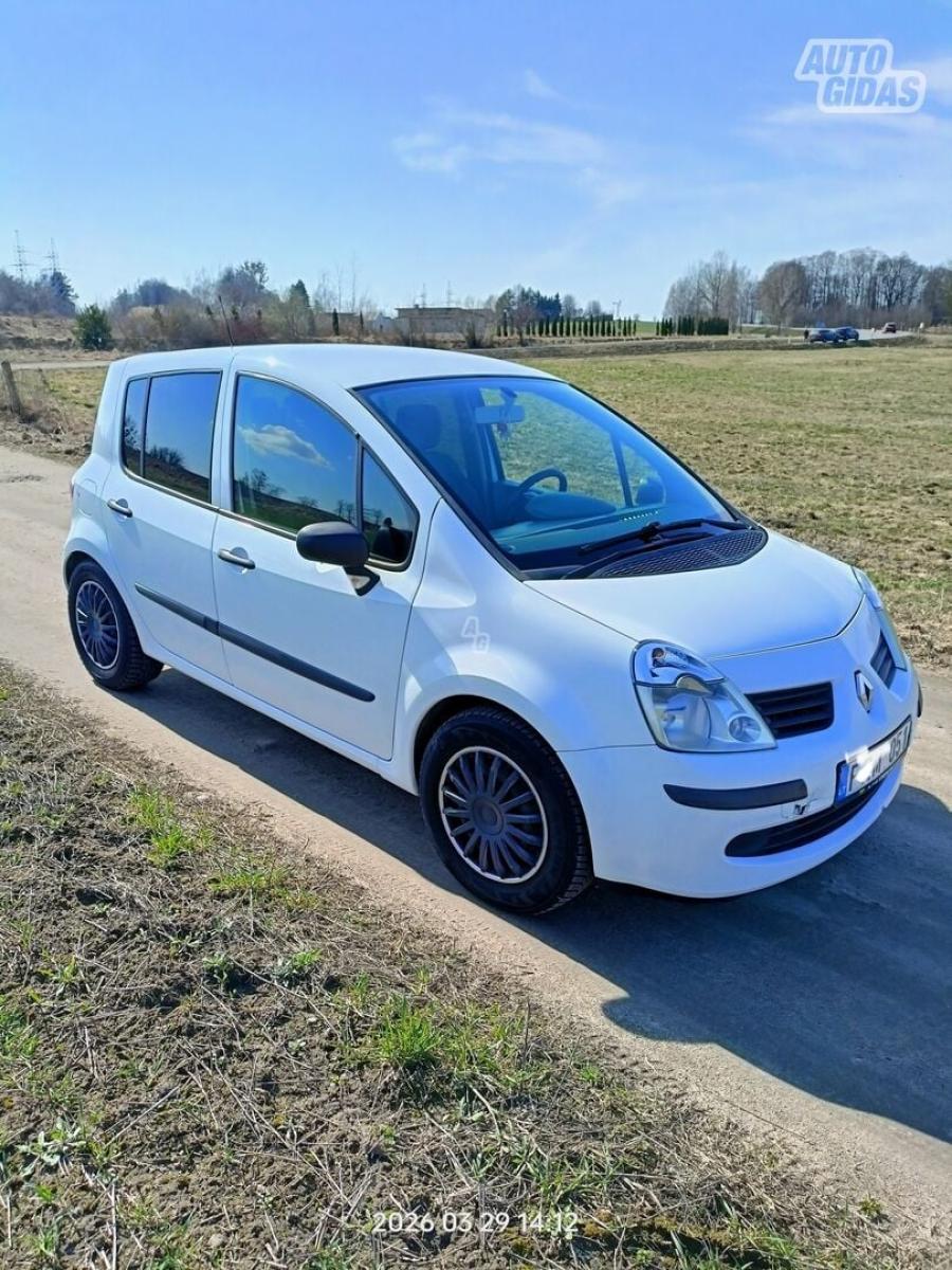 White Renault Modus 2007 in Alytus, with an engine capacity of 1.50 L and mileage of 233 thousand km for 1250 €, photo 1 on AUTOMOTO.COM.LV