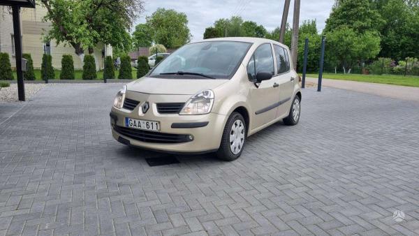 Dzeltens Renault Modus 2007 Viļņa, ar dzinēja tilpumu 1.46 L un nobraukumu 231 tūkst. km par 1499 €, foto 1 vietnē AUTOMOTO.COM.LV