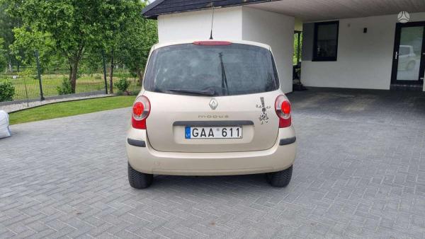 Dzeltens Renault Modus 2007 Viļņa, ar dzinēja tilpumu 1.46 L un nobraukumu 231 tūkst. km par 1499 €, foto 5 vietnē AUTOMOTO.COM.LV