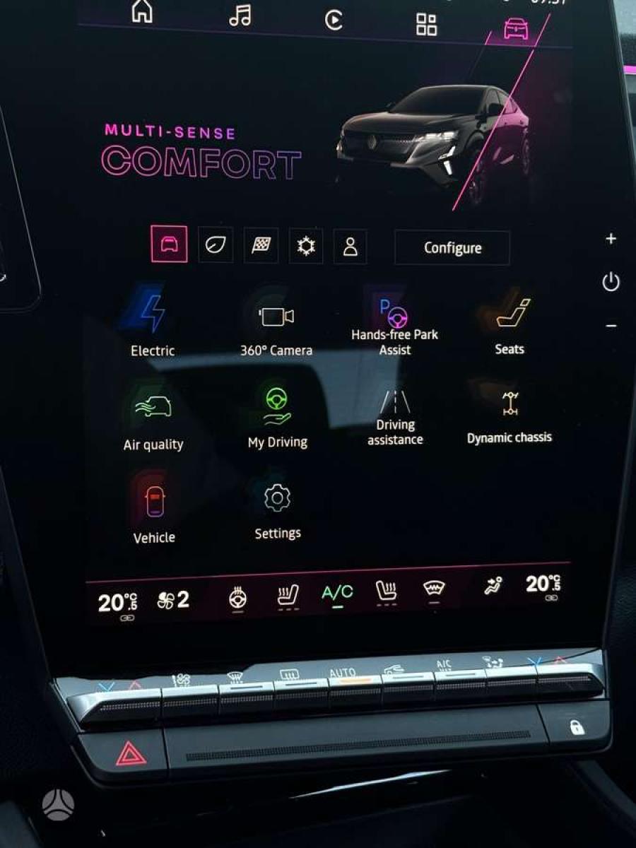 Pelēks Renault Rafale 2025 Viļņa, ar dzinēja tilpumu 1.20 L un nobraukumu 20 tūkst. km par 45000 €, foto 21 vietnē AUTOMOTO.COM.LV