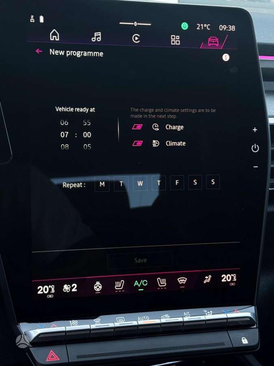 Pelēks Renault Rafale 2025 Viļņa, ar dzinēja tilpumu 1.20 L un nobraukumu 20 tūkst. km par 45000 €, foto 22 vietnē AUTOMOTO.COM.LV