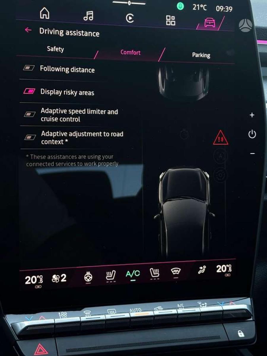 Pelēks Renault Rafale 2025 Viļņa, ar dzinēja tilpumu 1.20 L un nobraukumu 20 tūkst. km par 45000 €, foto 27 vietnē AUTOMOTO.COM.LV