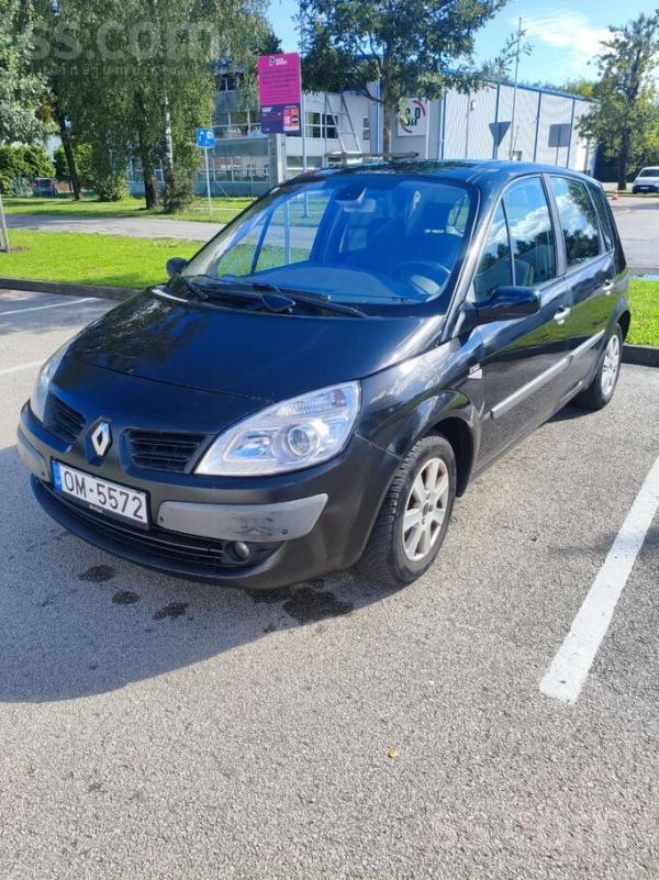 Melns Renault Scenic 2007 Rīga, ar dzinēja tilpumu 1.50 L un nobraukumu 177 tūkst. km par 3300 €, foto 3 vietnē AUTOMOTO.COM.LV