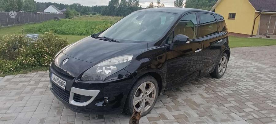 Melns Renault Scenic 2011 Viļņa, ar dzinēja tilpumu 1.46 L un nobraukumu 219 tūkst. km par 2600 €, foto 3 vietnē AUTOMOTO.COM.LV