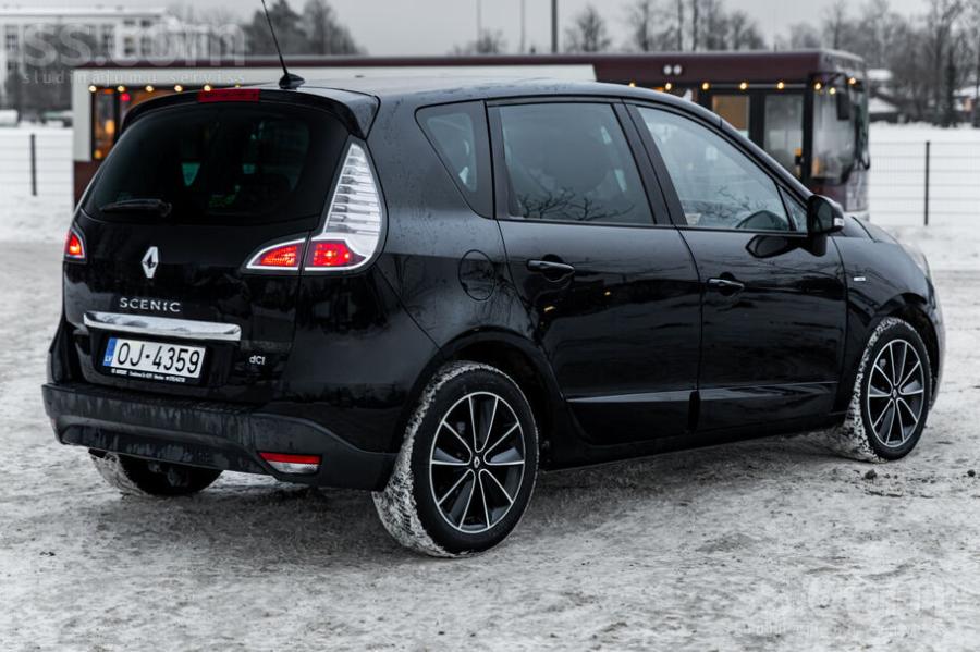 Melns Renault Scenic 2012 Jelgava, ar dzinēja tilpumu 1.60 L un nobraukumu 220 tūkst. km par 4450 €, foto 3 vietnē AUTOMOTO.COM.LV