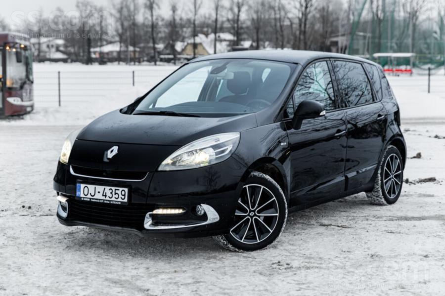 Melns Renault Scenic 2012 Jelgava, ar dzinēja tilpumu 1.60 L un nobraukumu 220 tūkst. km par 4450 €, foto 7 vietnē AUTOMOTO.COM.LV